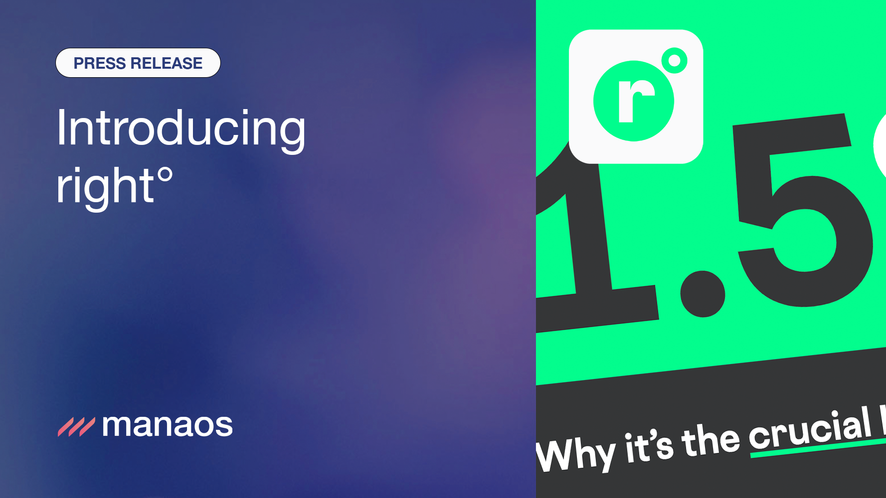 Manaos and right° join forces to deliver °C metrics to investors